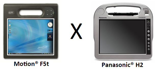 Comparativo: Motion Computing F5t e Panasonic Toughbook H2